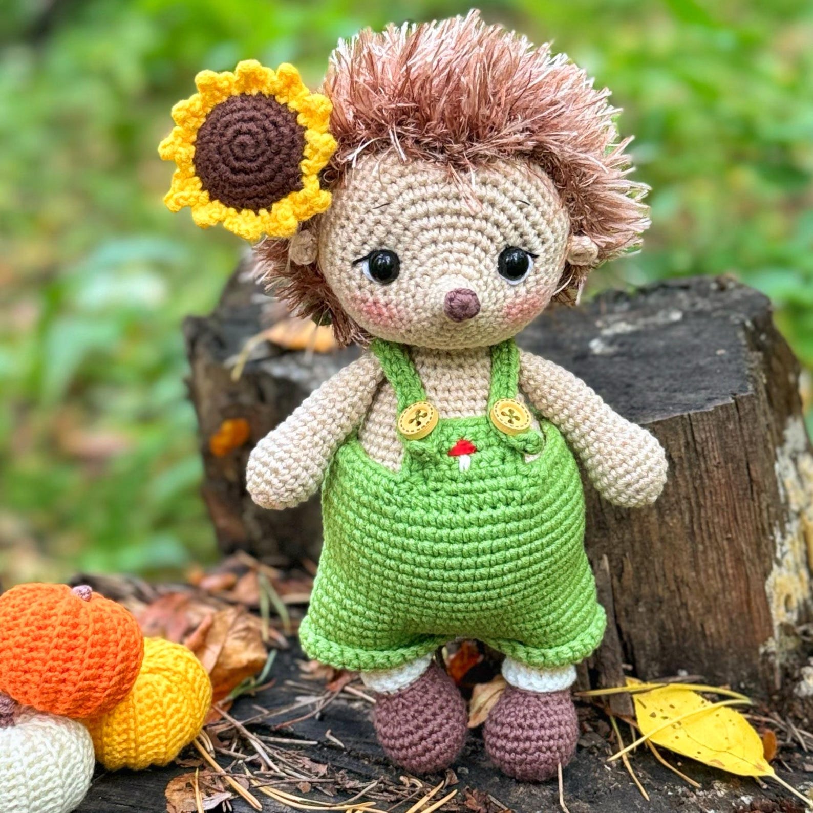 Hedgehog Crochet Pattern, Amigurumi Hedgehog Pattern, Forest Animal ...