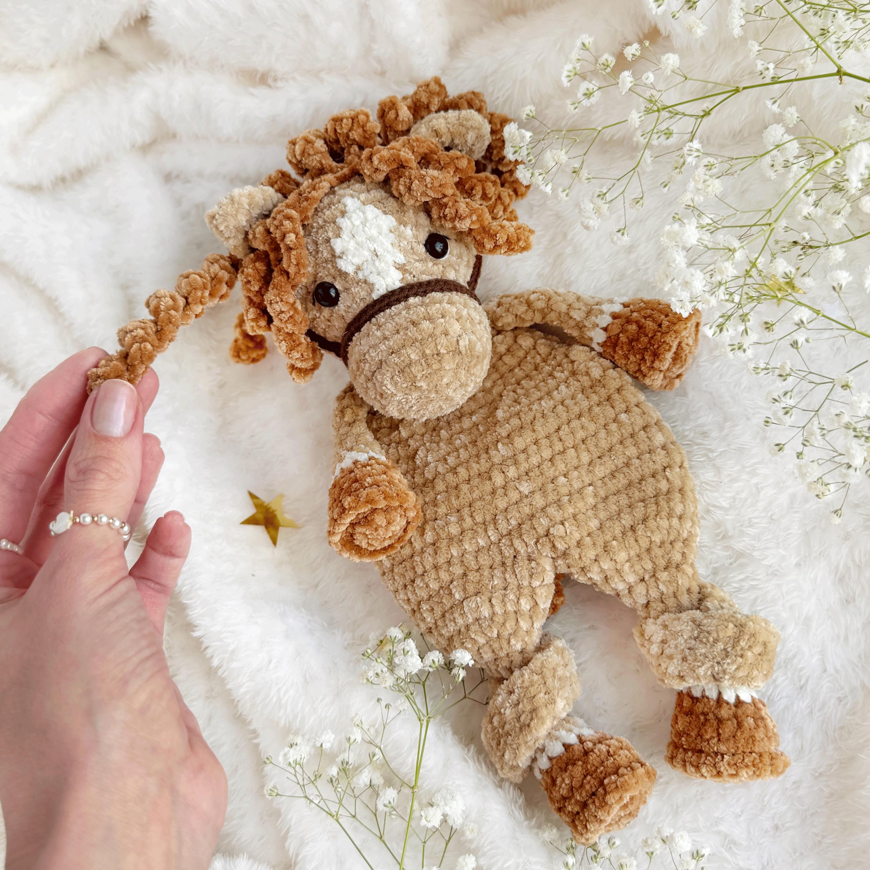 Crochet Horse Pattern, Crochet Lovey, Crochet Horse Snuggle - Etsy
