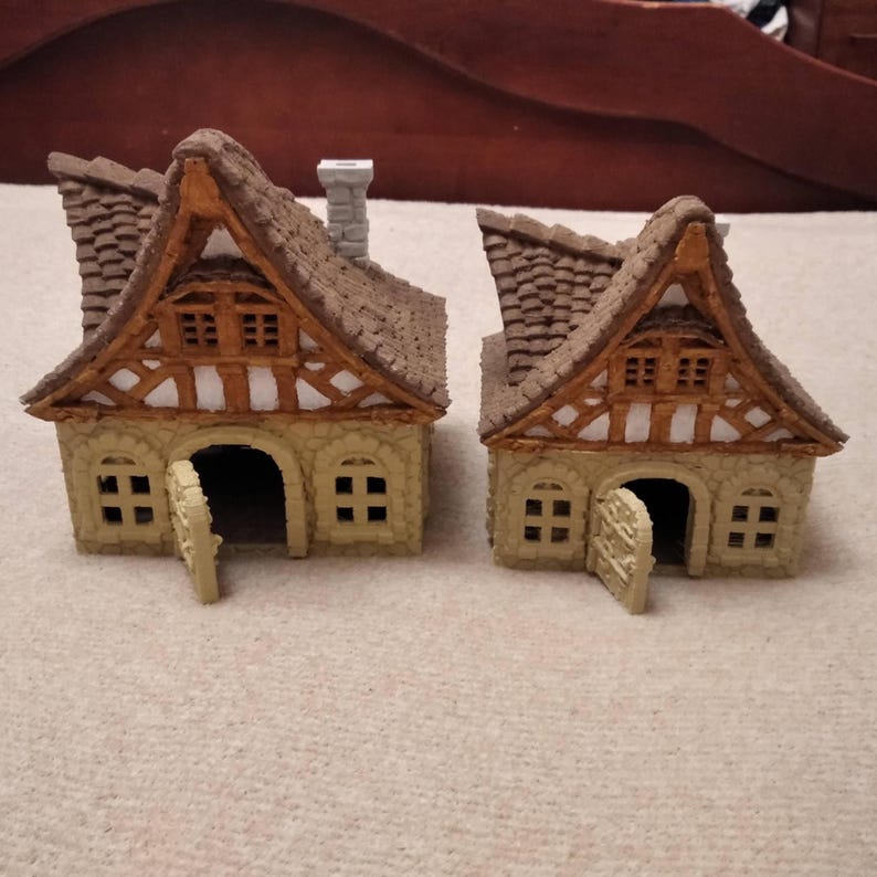 Medieval Cottage Hamster House - Handmade Cozy Hideout for Small Pets ...