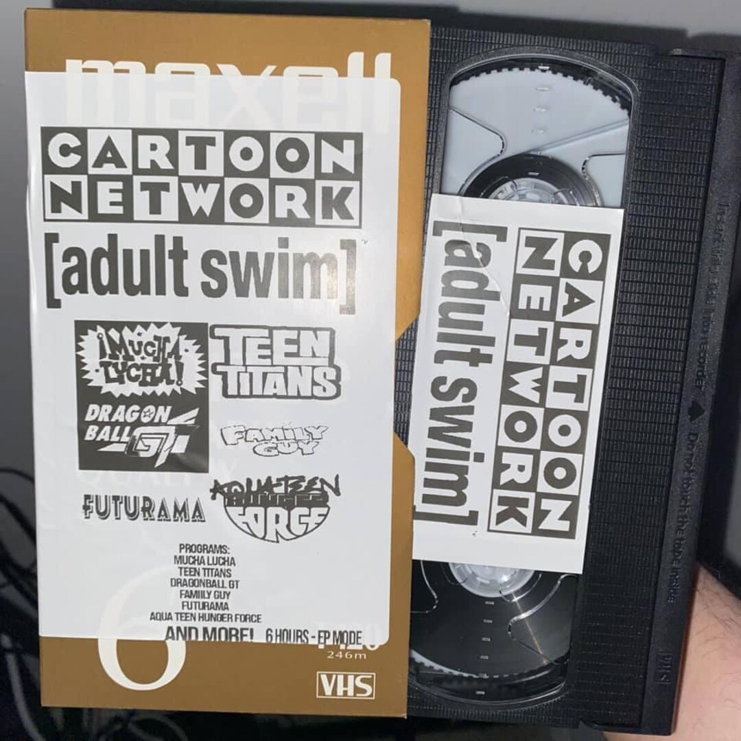 Adult Swim Cartoon Network 6 HOURS VHS 2004 With Commercials Sold as ...