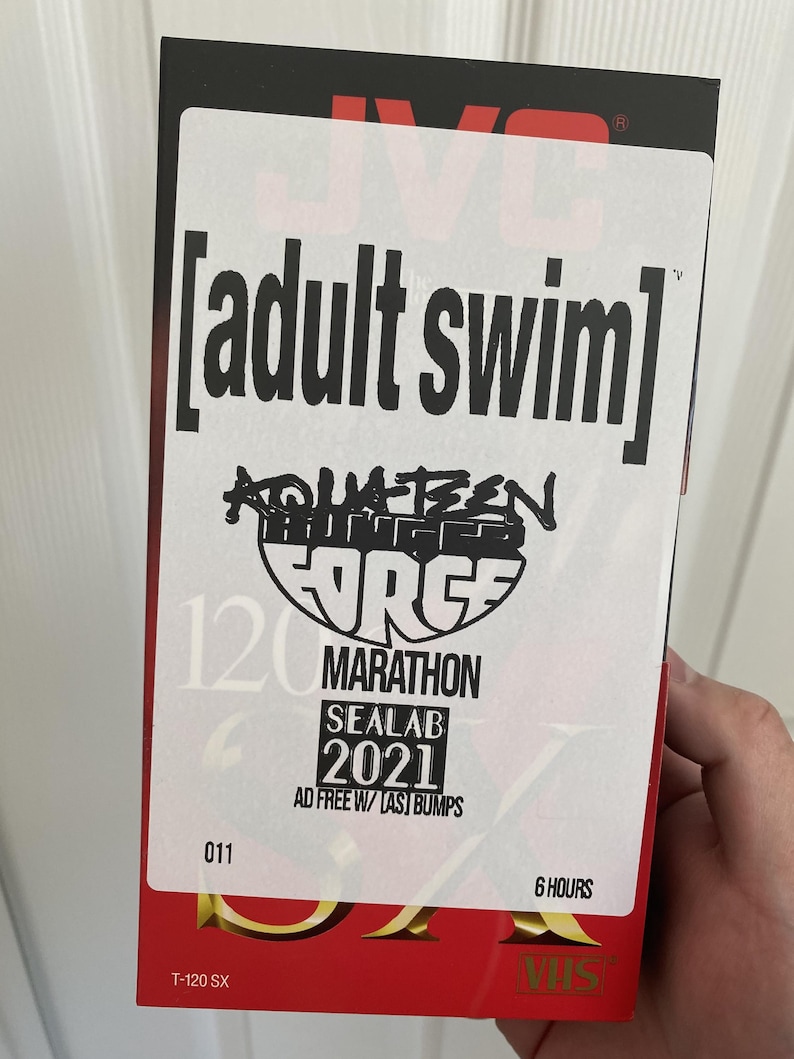 Adult Swim Cartoon Network 6 HOURS VHS Sold as Vhs Blank (012) Lost ...