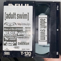 Vhs Tape Adult Swim 2004 Commercials Sealab 2021 Aqua Teen Hunger Force ...