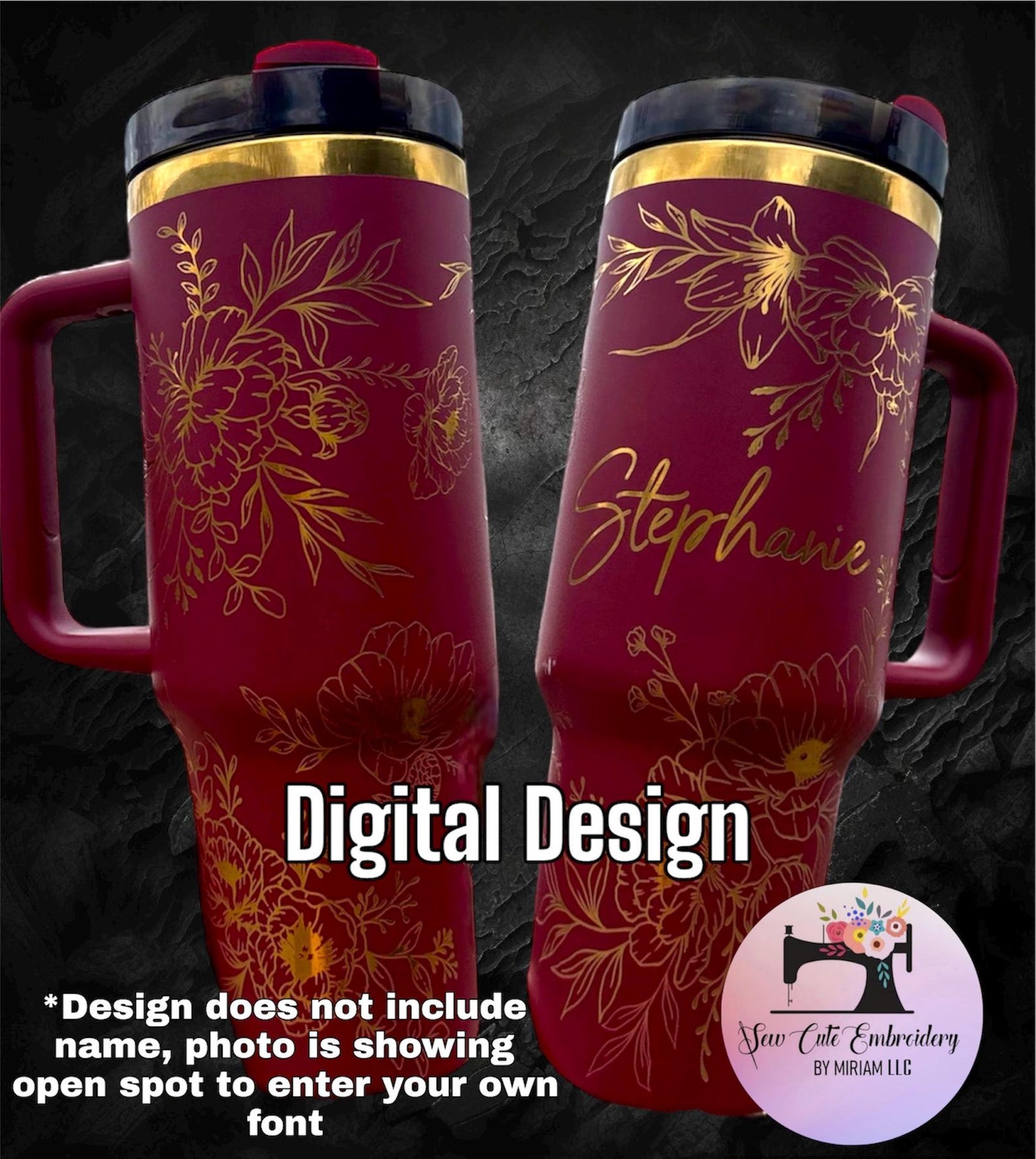 Peonies Svg Laser Engrave File * SVG * Full Wrap * Flower Wrap - Etsy