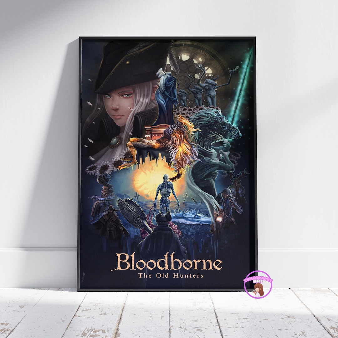 Bloodborne Poster Lady Maria Wall Art Unframed Canvas Print Game Gift ...