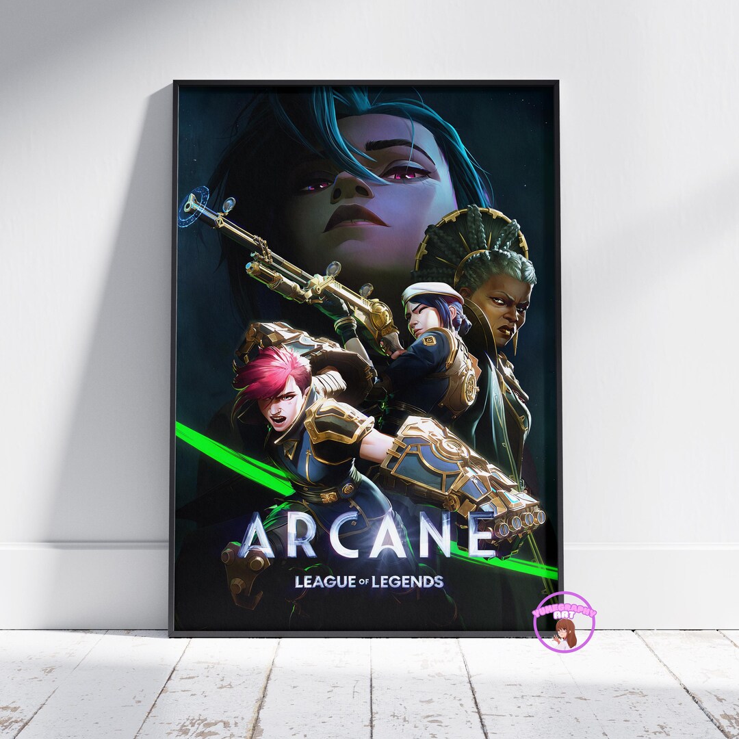 Arcane Poster Jinx Wall Art Unframed Canvas Print TV Show Gift Poster 3 ...