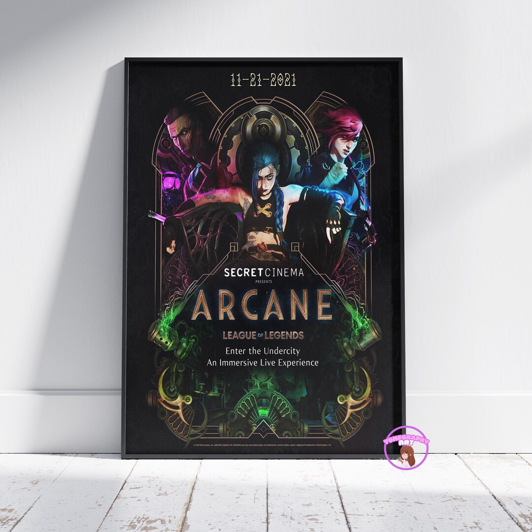 Arcane Poster Jinx Wall Art Unframed Canvas Print TV Show Gift Poster 2 ...