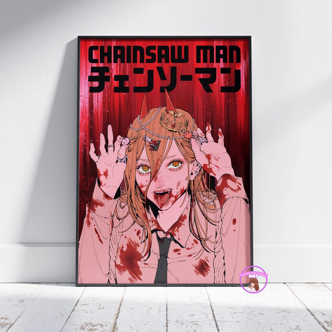 Dark Fantasy Anime Poster Horror Manga Wall Art Unframed Canvas Print ...