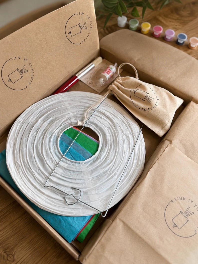 Paper Lantern Craft Kit | Kids Keepsake Activity | Family Creative Gift ...