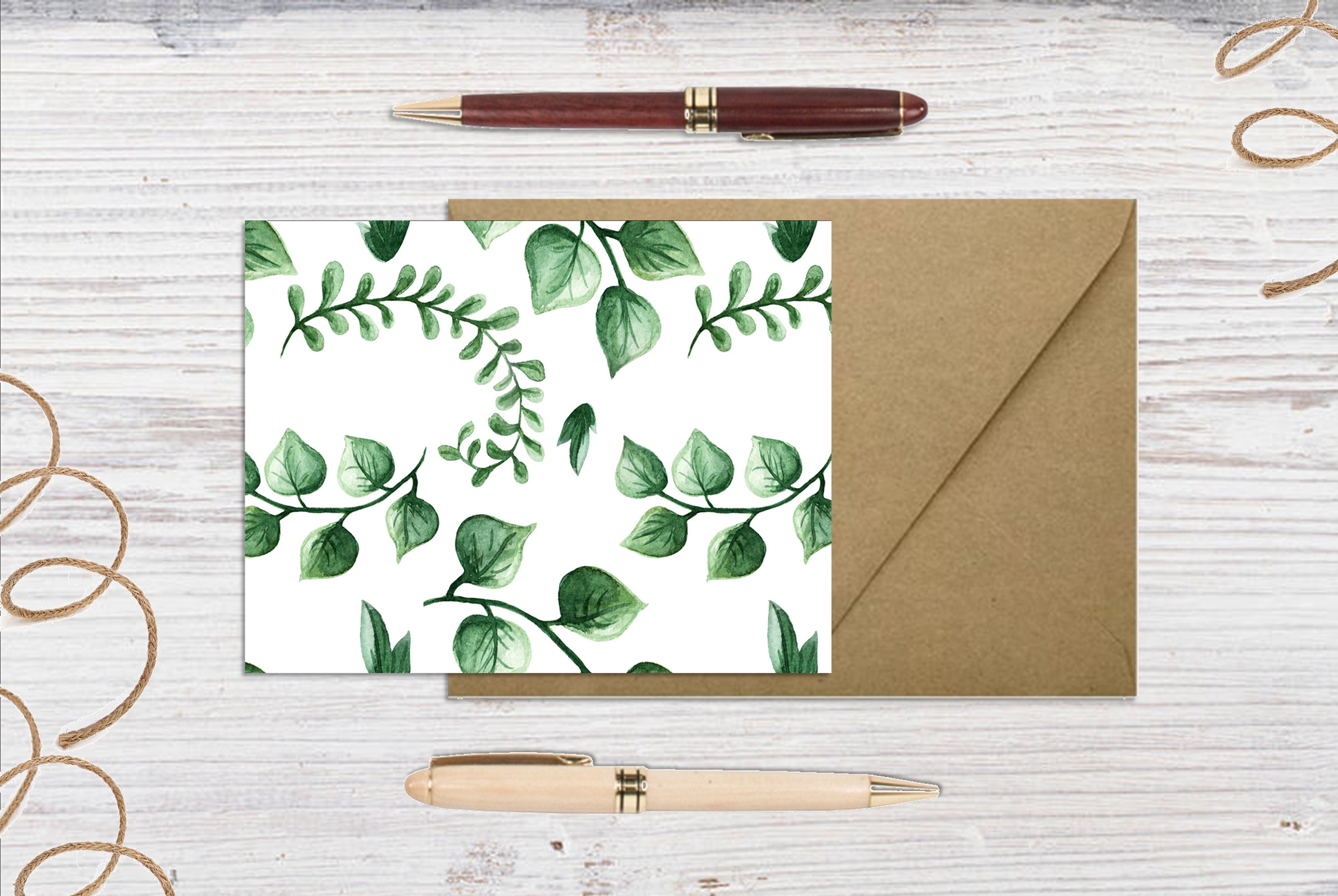 Printable Botanical Note Card - Etsy