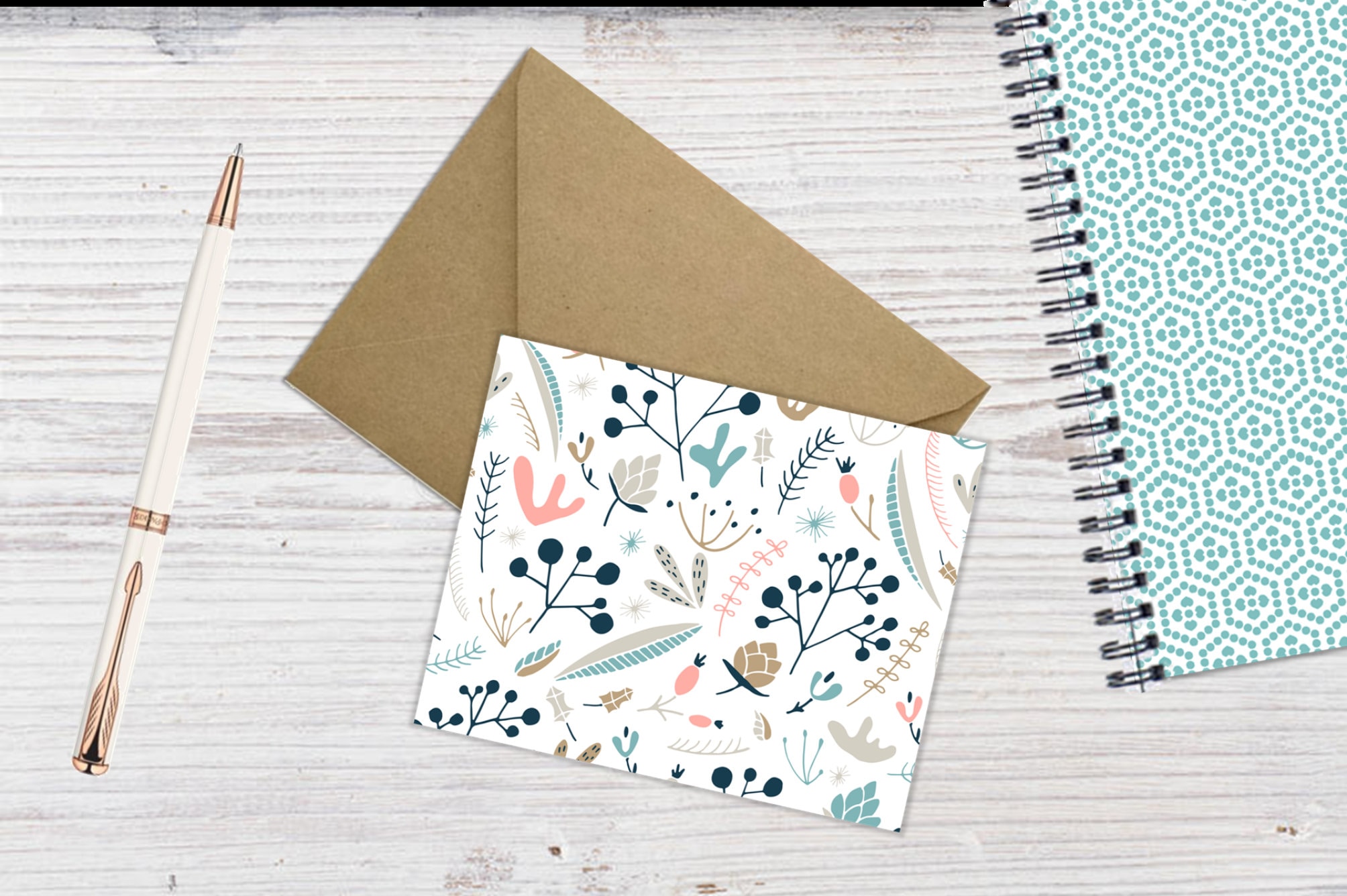 Set of 3 Woodland Themed Cards - Etsy