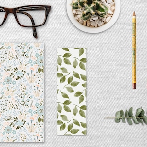 Printable Botanical Bookmarks - Set of 4 - Etsy