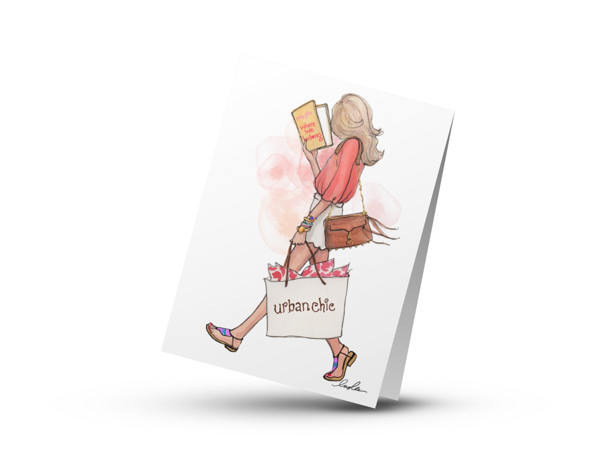 Downloadable Summer Card, Printable Blank Digital Card, Print at Home ...