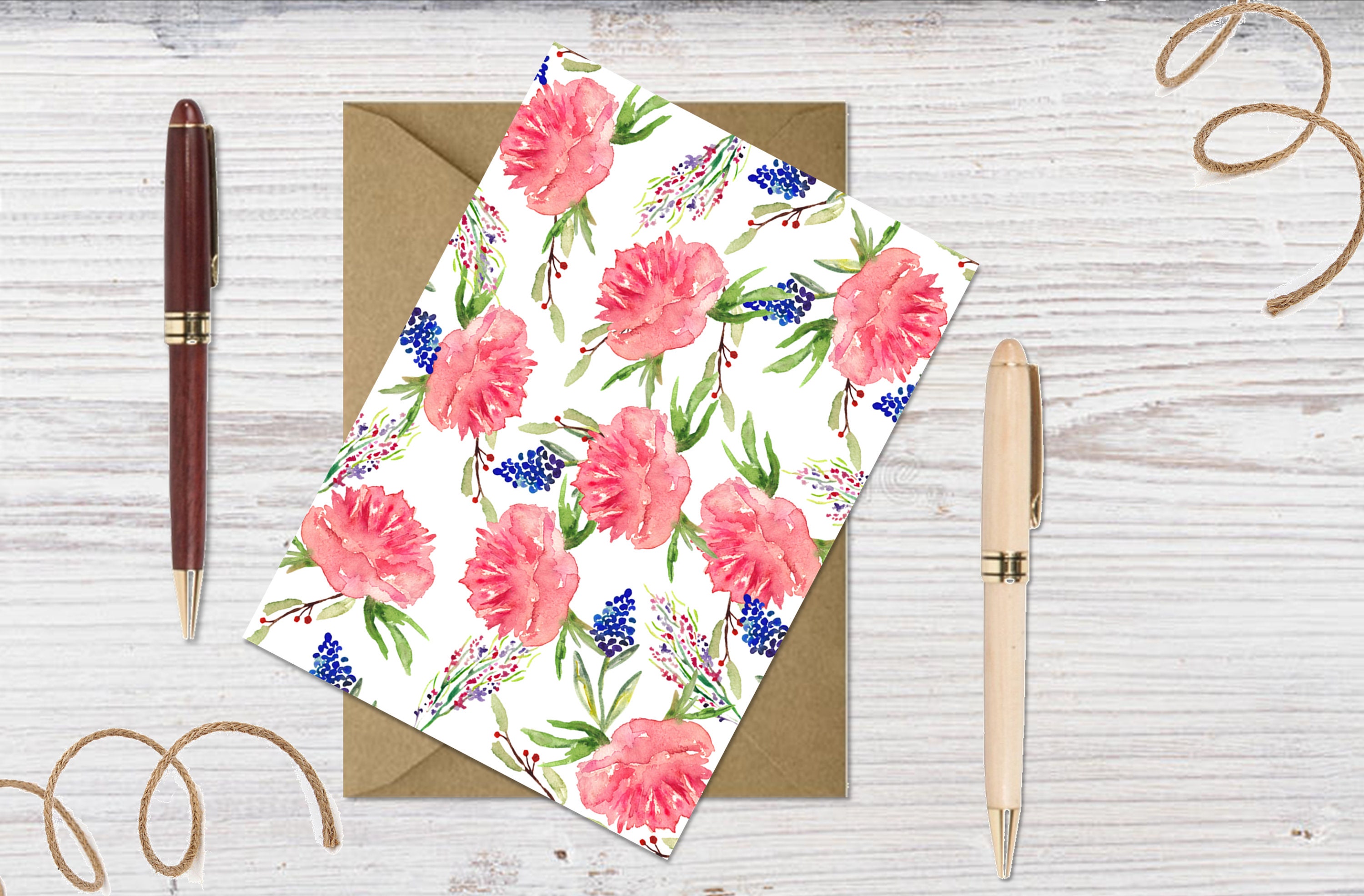 Feminine Cards Downloadable Cards Floral DIY Printable - Etsy