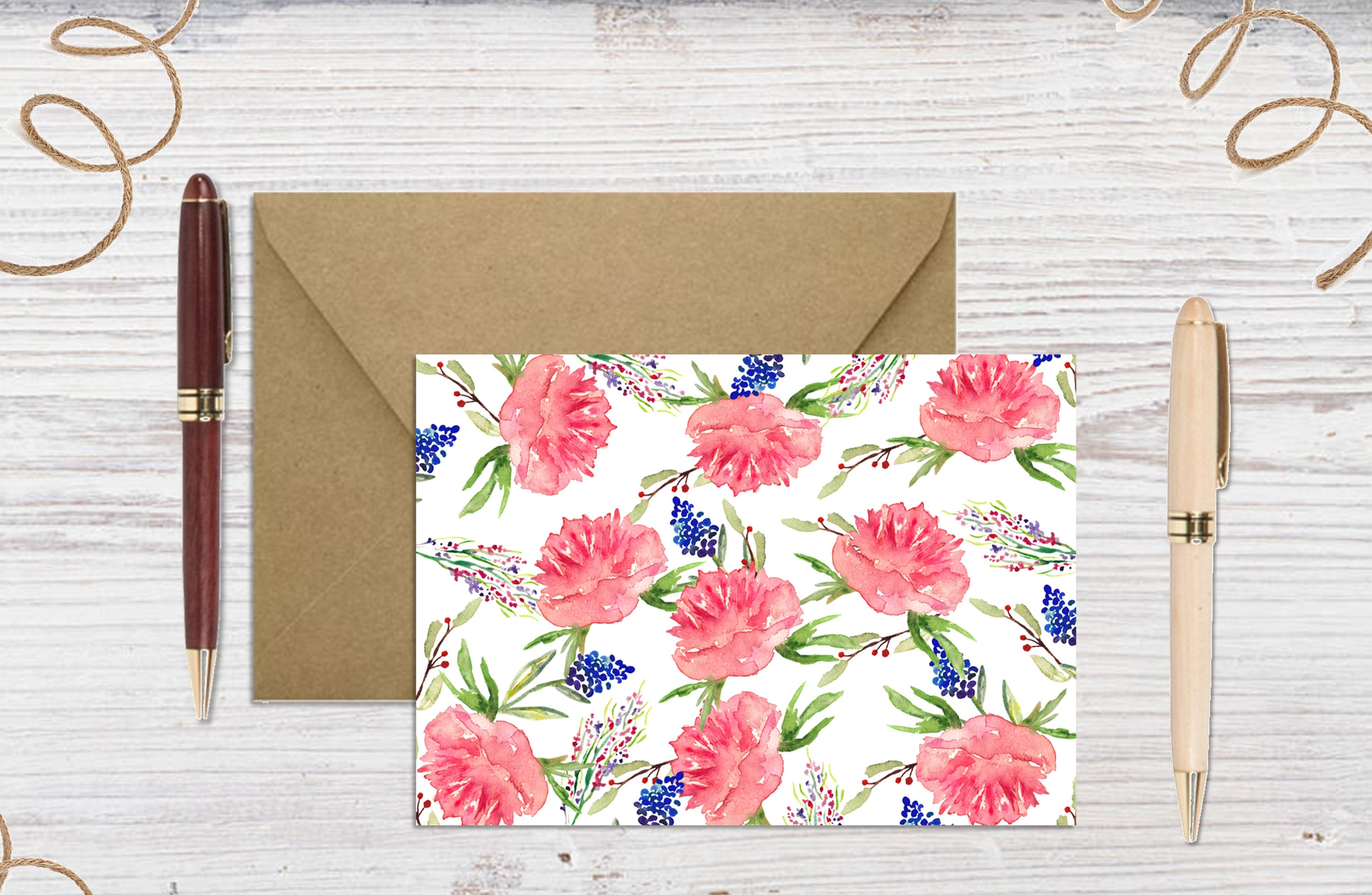 Feminine Cards Downloadable Cards Floral DIY Printable - Etsy
