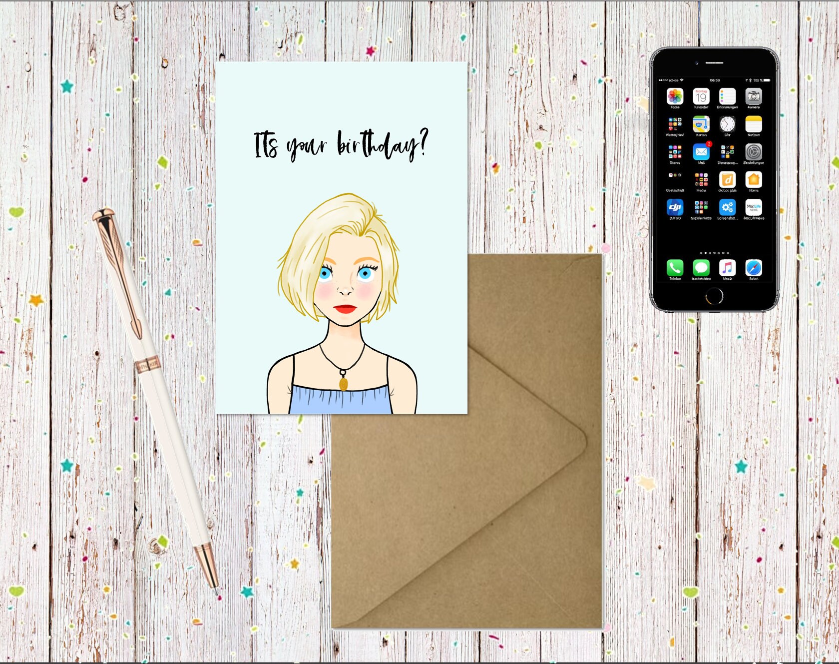 Downloadable It's Your Birthday Card - Etsy