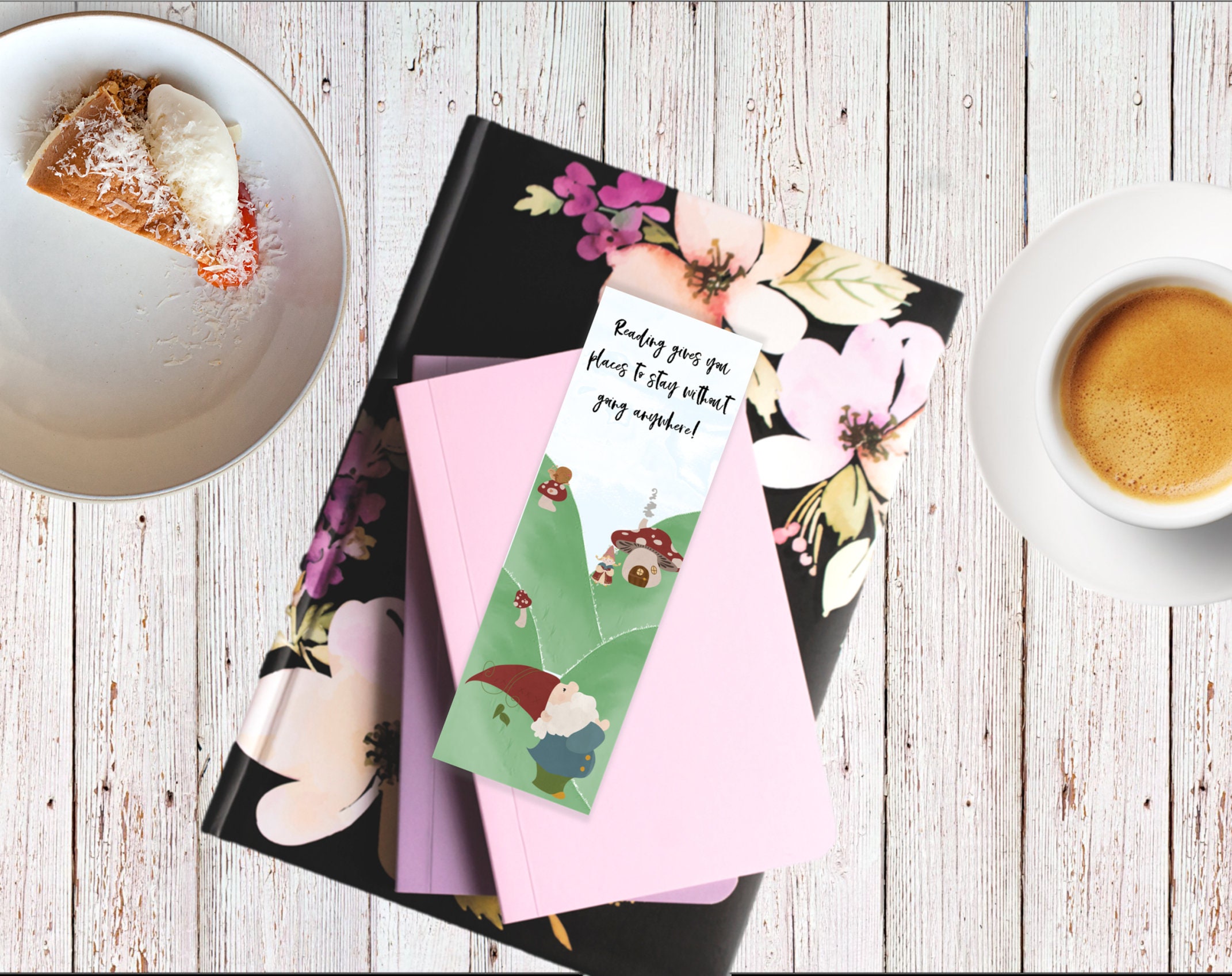 Printable Gnome Bookmarks Set of 4 - Etsy
