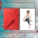 Digital Fashion Illustration Card, Printable Blank Card, Print at Home ...