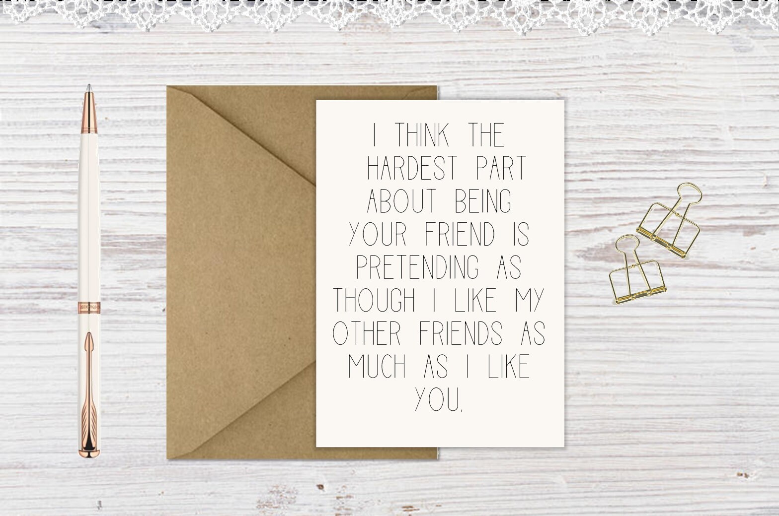 Printable Funny Friend Card Downloadable Card for Friend - Etsy