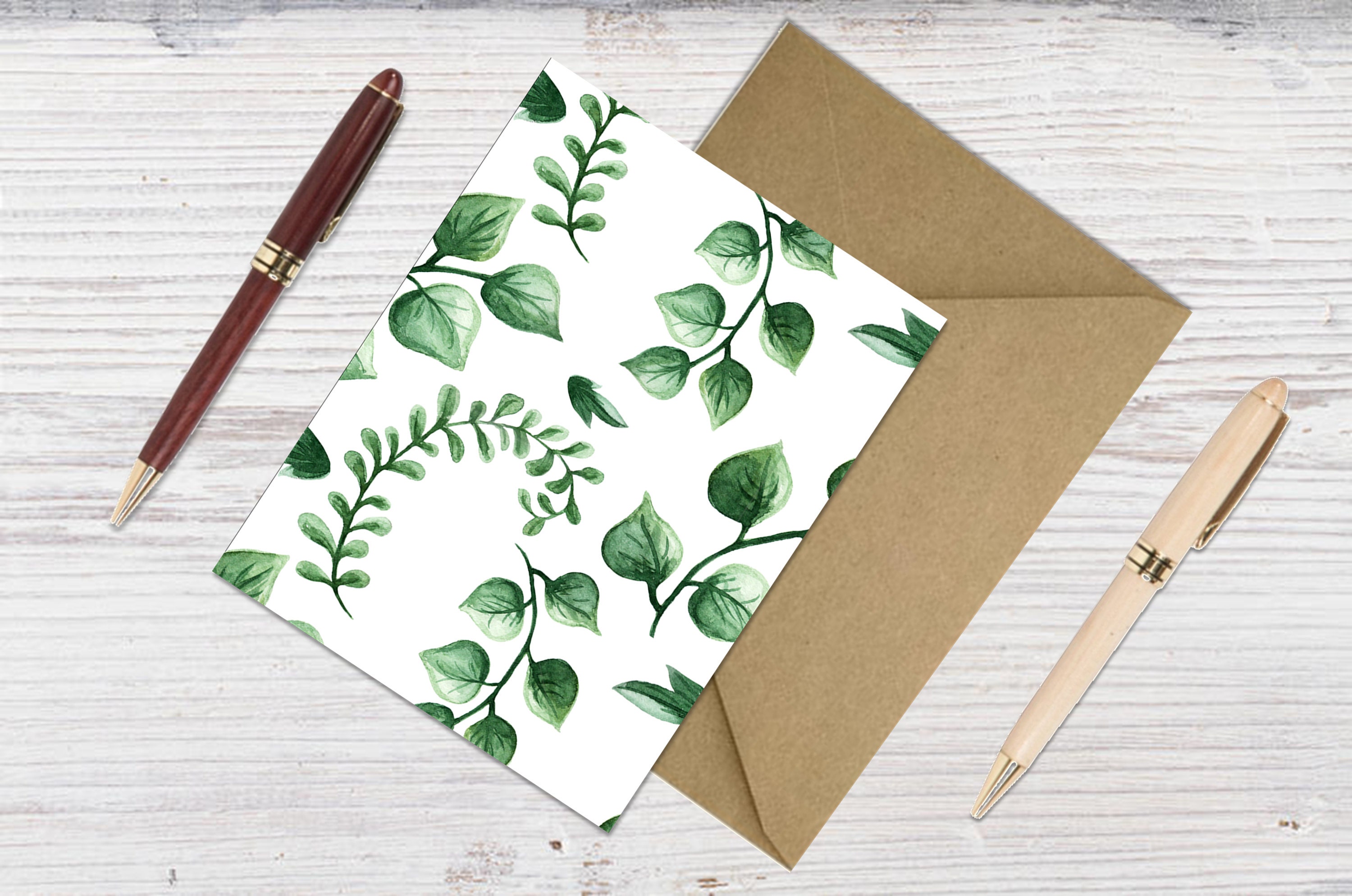 Printable Botanical Note Card - Etsy