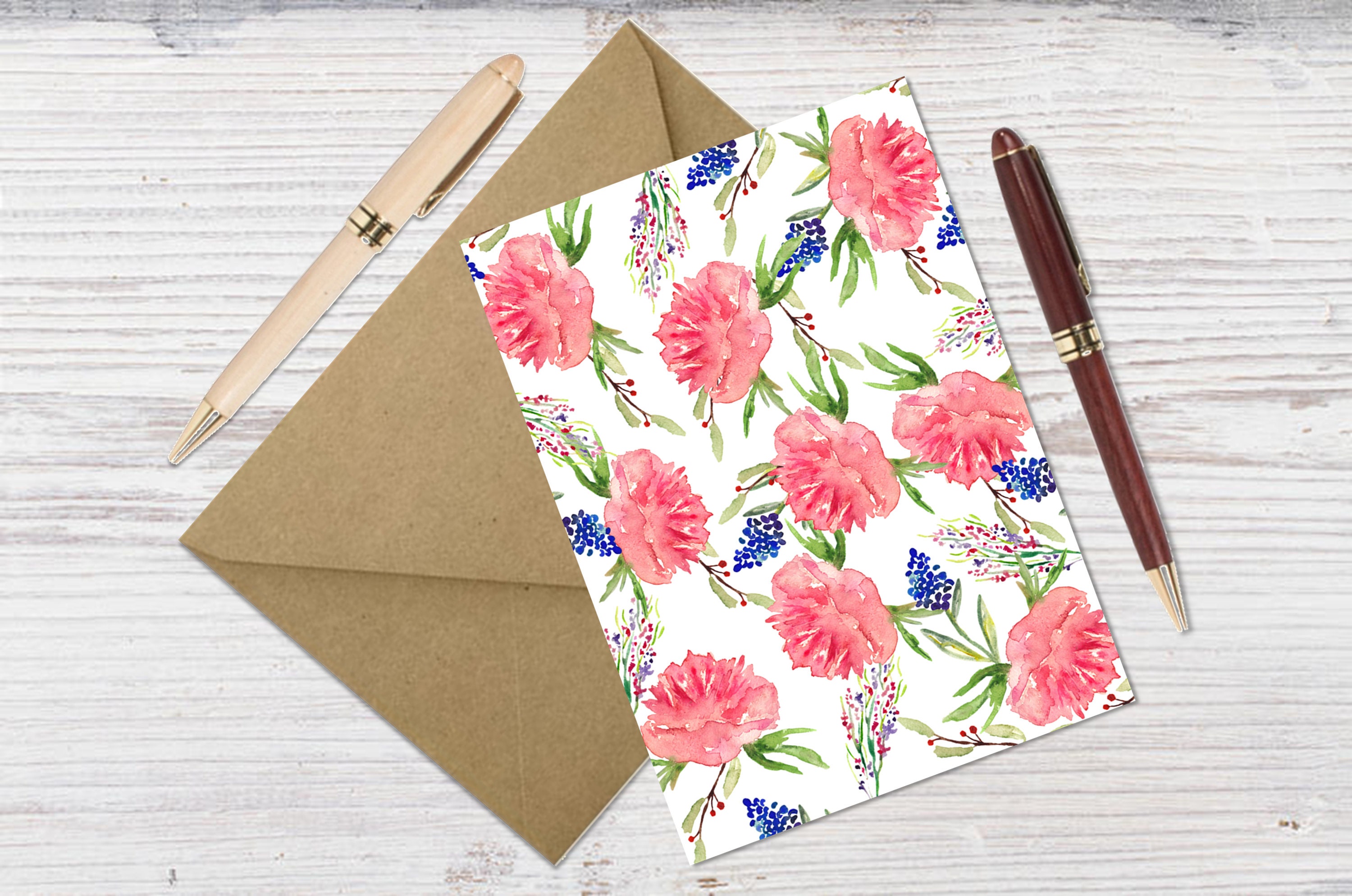 Feminine Cards Downloadable Cards Floral DIY Printable - Etsy