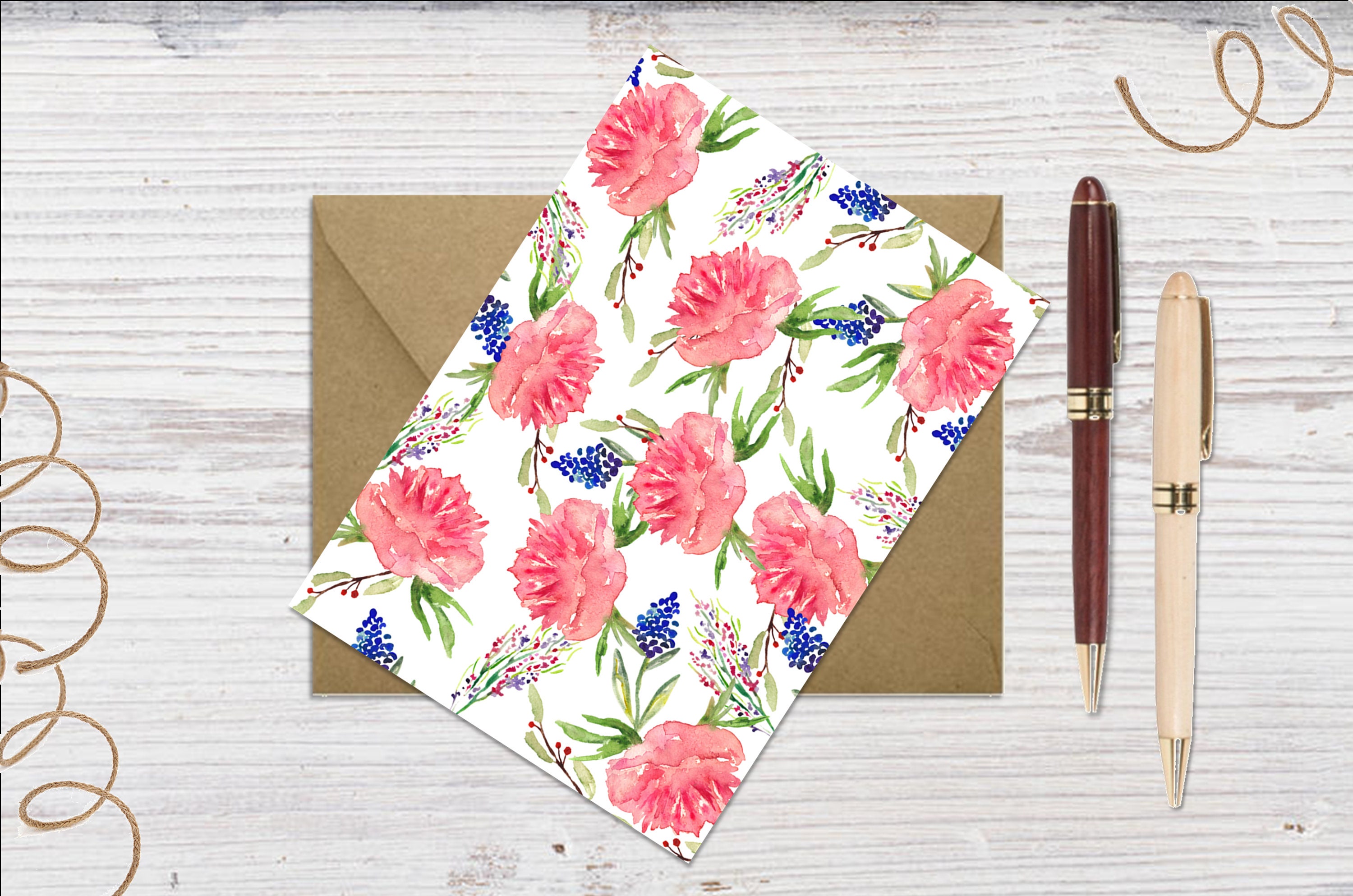 Feminine Cards, Downloadable Cards, Floral DIY Printable - Etsy