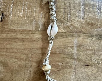 Pink Cowrie Shell Keychain - Etsy