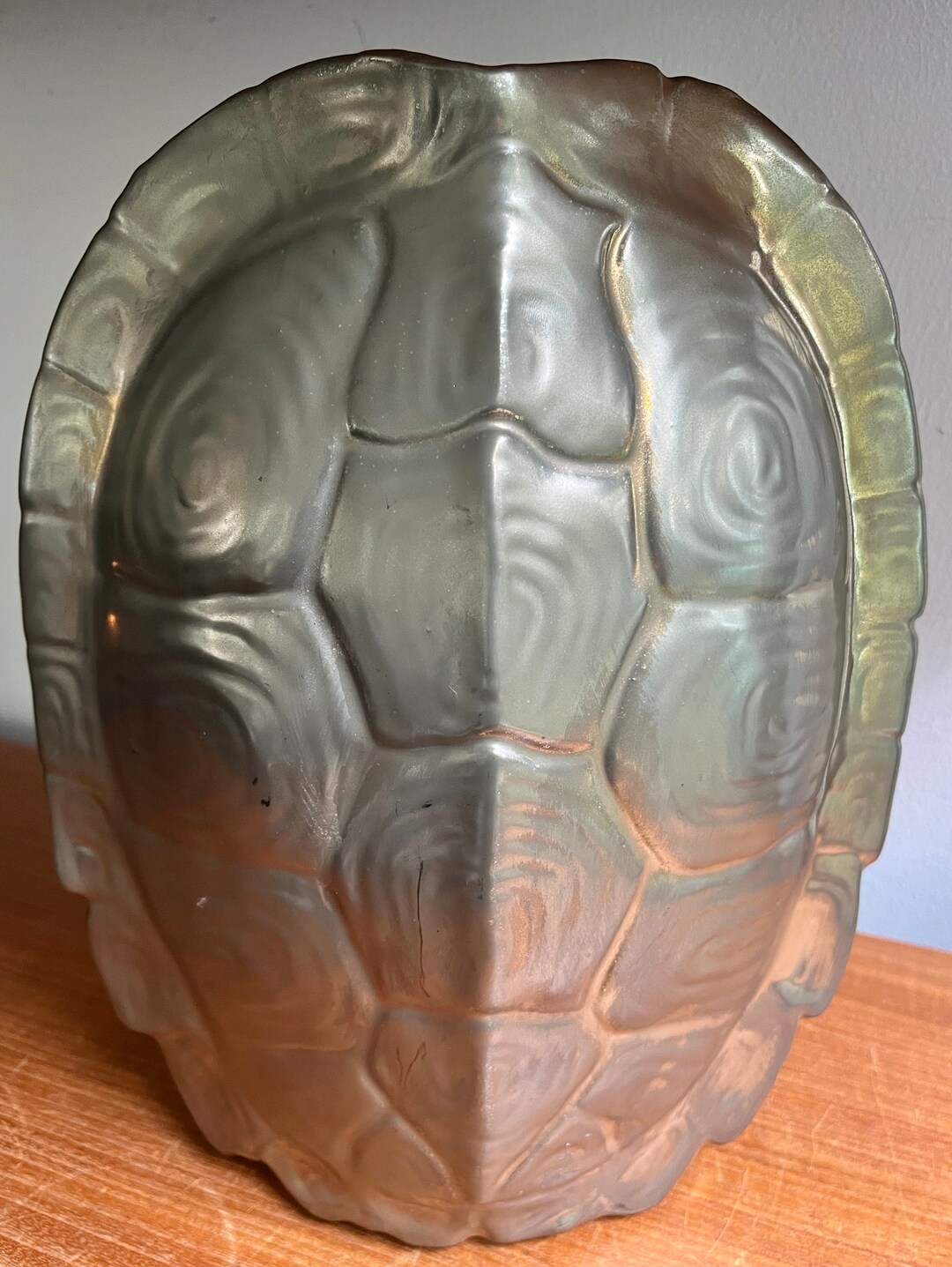 Ceramic Tortoise Turtle Vase Gilt Tone - Etsy