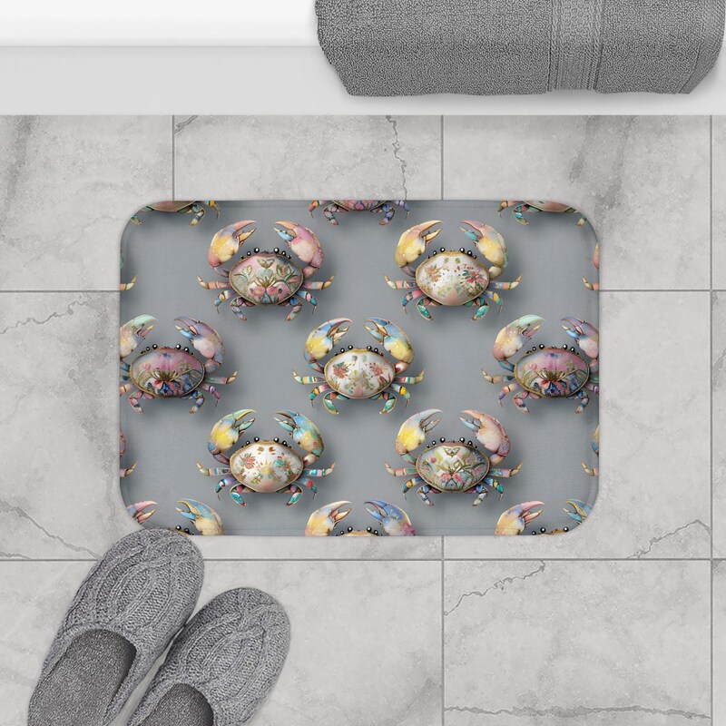 Crab Bath Mat - Etsy