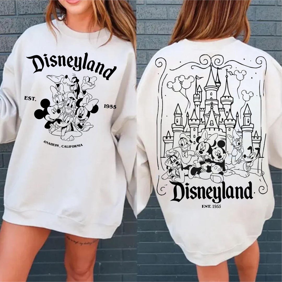 Magical Castle With Mickey and Friends SVG PNG DXF (digital Download ...