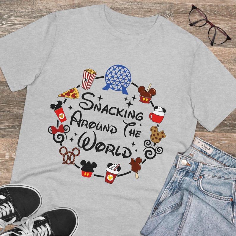 Snacking Around the World SVG PNG: Food Vacation Design - Etsy