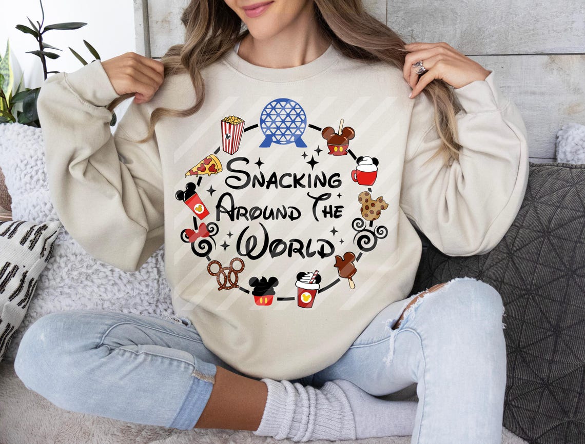 Snacking Around the World SVG PNG: Food Vacation Design - Etsy