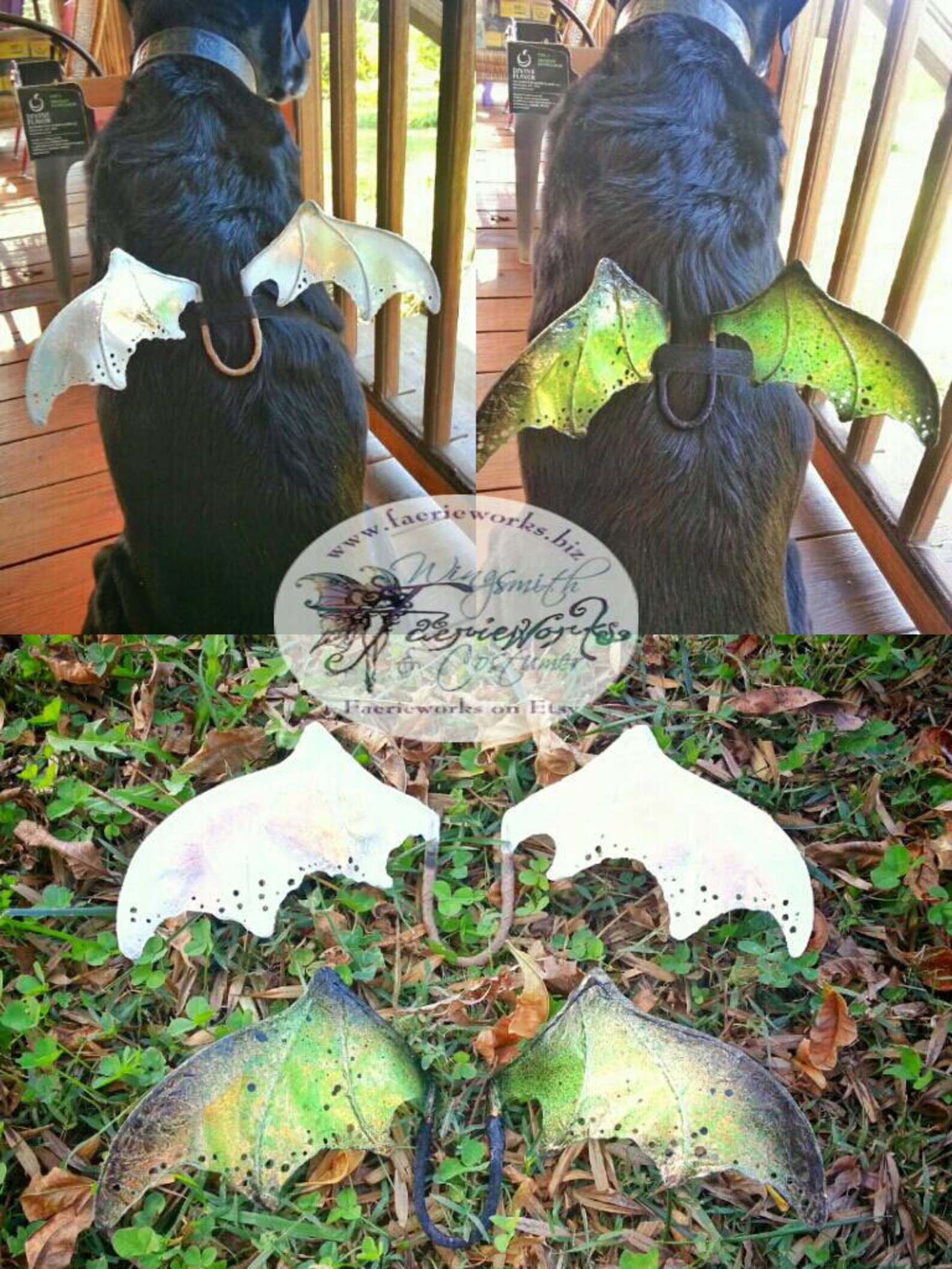 Pet Wings Dog Costume Wings Dragon Wings Faery Wings Bat Wings - Etsy