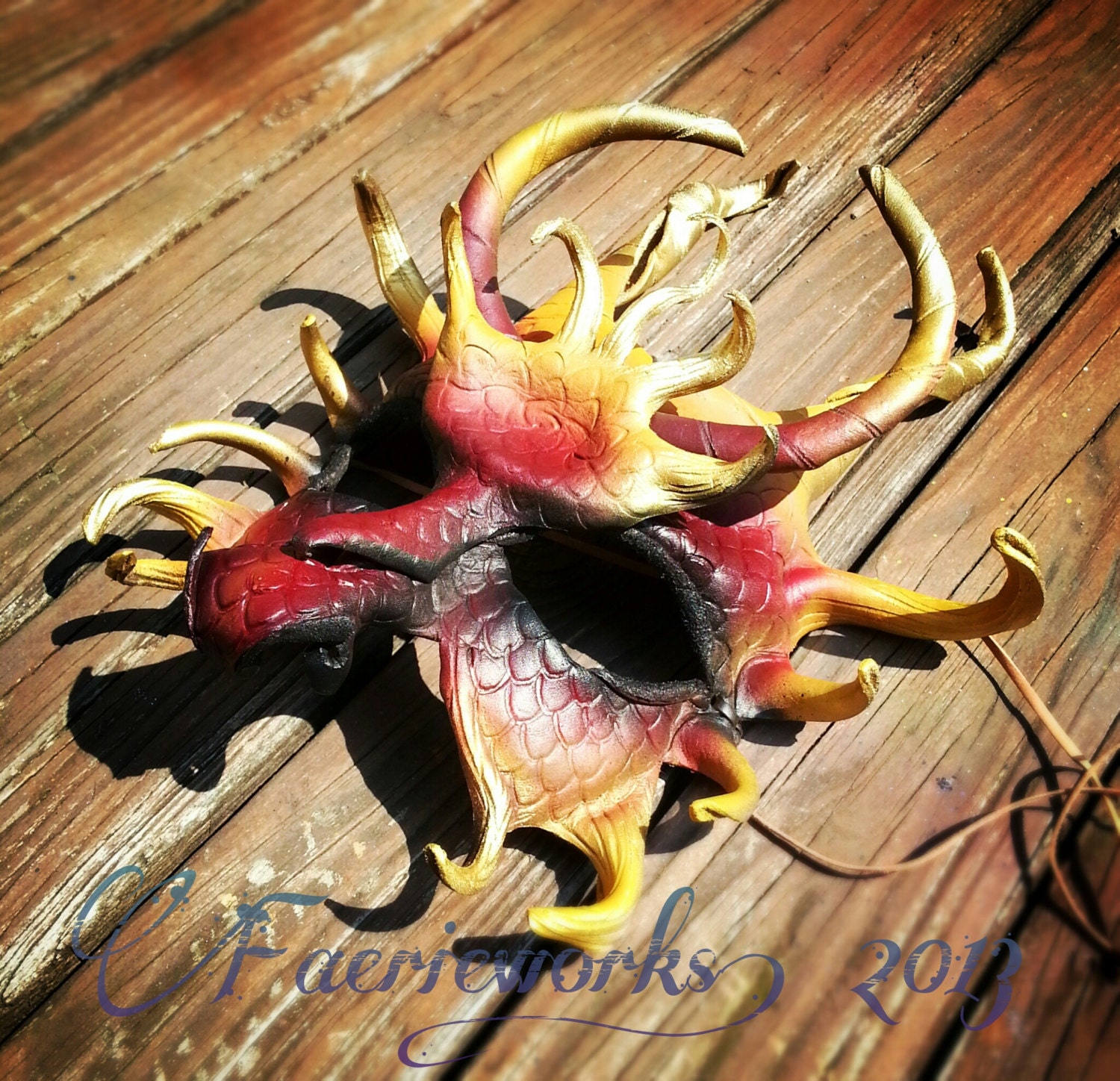 Leather Dragon Mask Leather Fire Dragon Custom Order Any Color | Etsy
