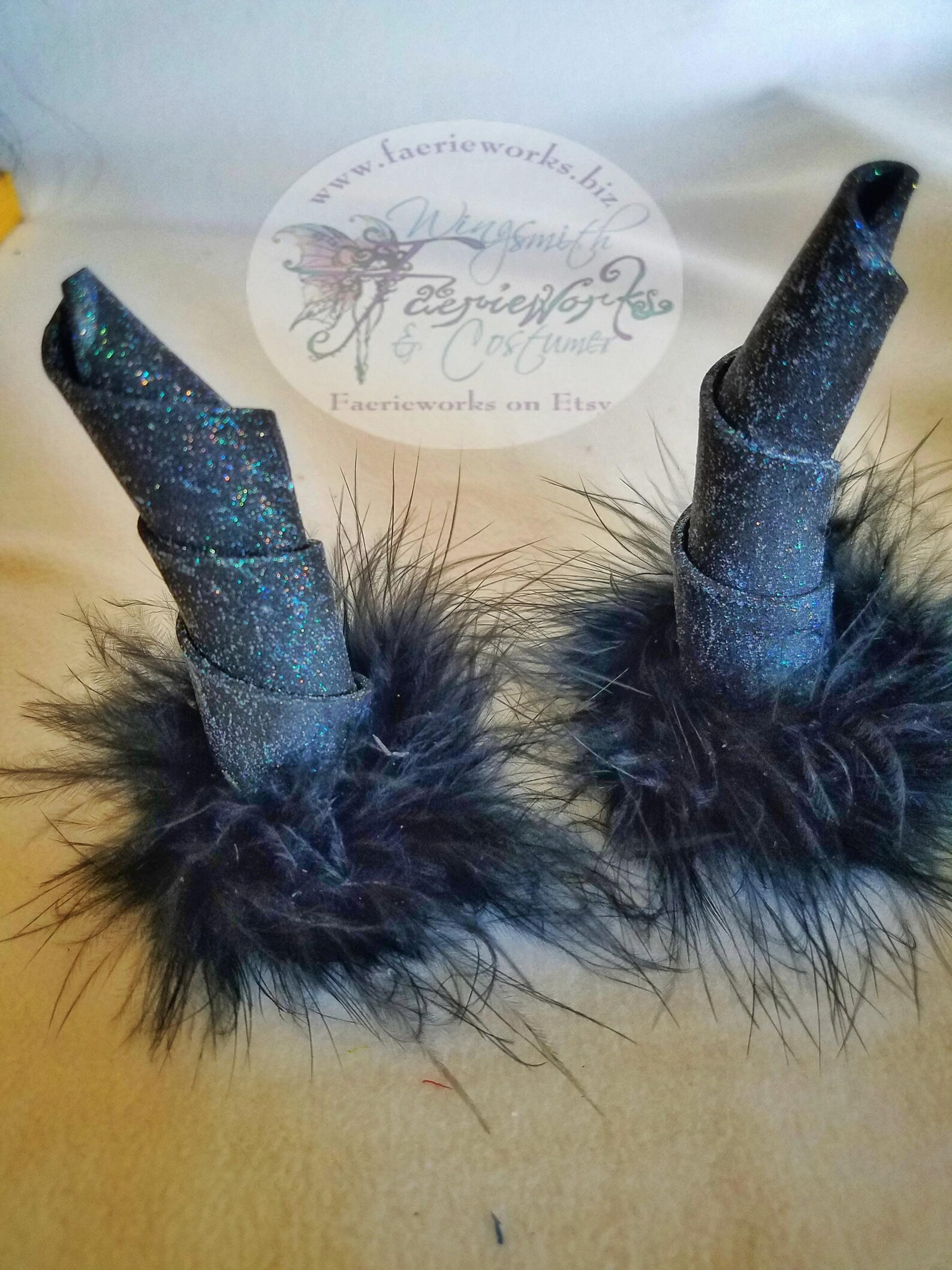 HORNS Fuzzy Furry Clip on Lightweight Horns for Cosplay - Etsy