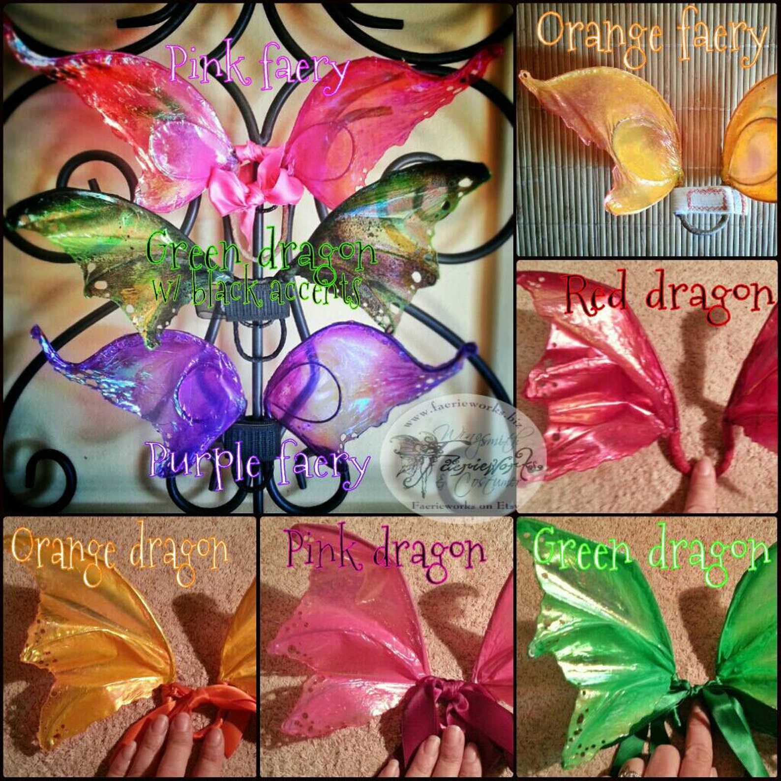 Pet Wings Dog Costume Wings Dragon Wings Faery Wings Bat Wings - Etsy