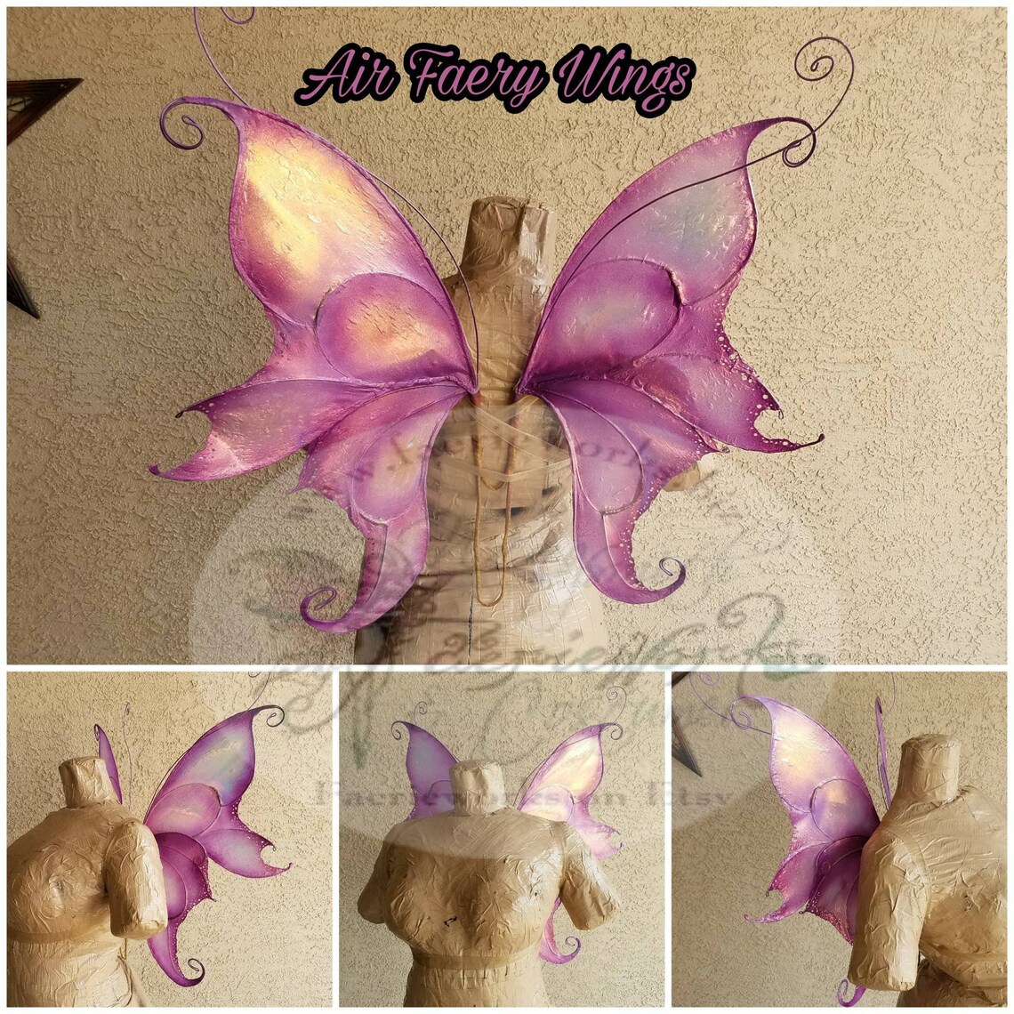 Air Faery Butterfly Wings for Bridal Wedding Cosplay LARP | Etsy