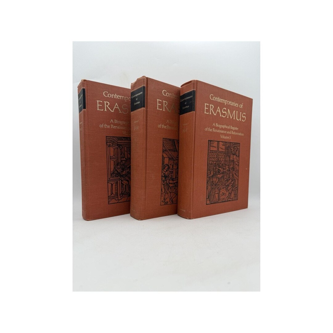 Contemporaries of Erasmus a Biographical Register Renaissance 3 Volumes ...