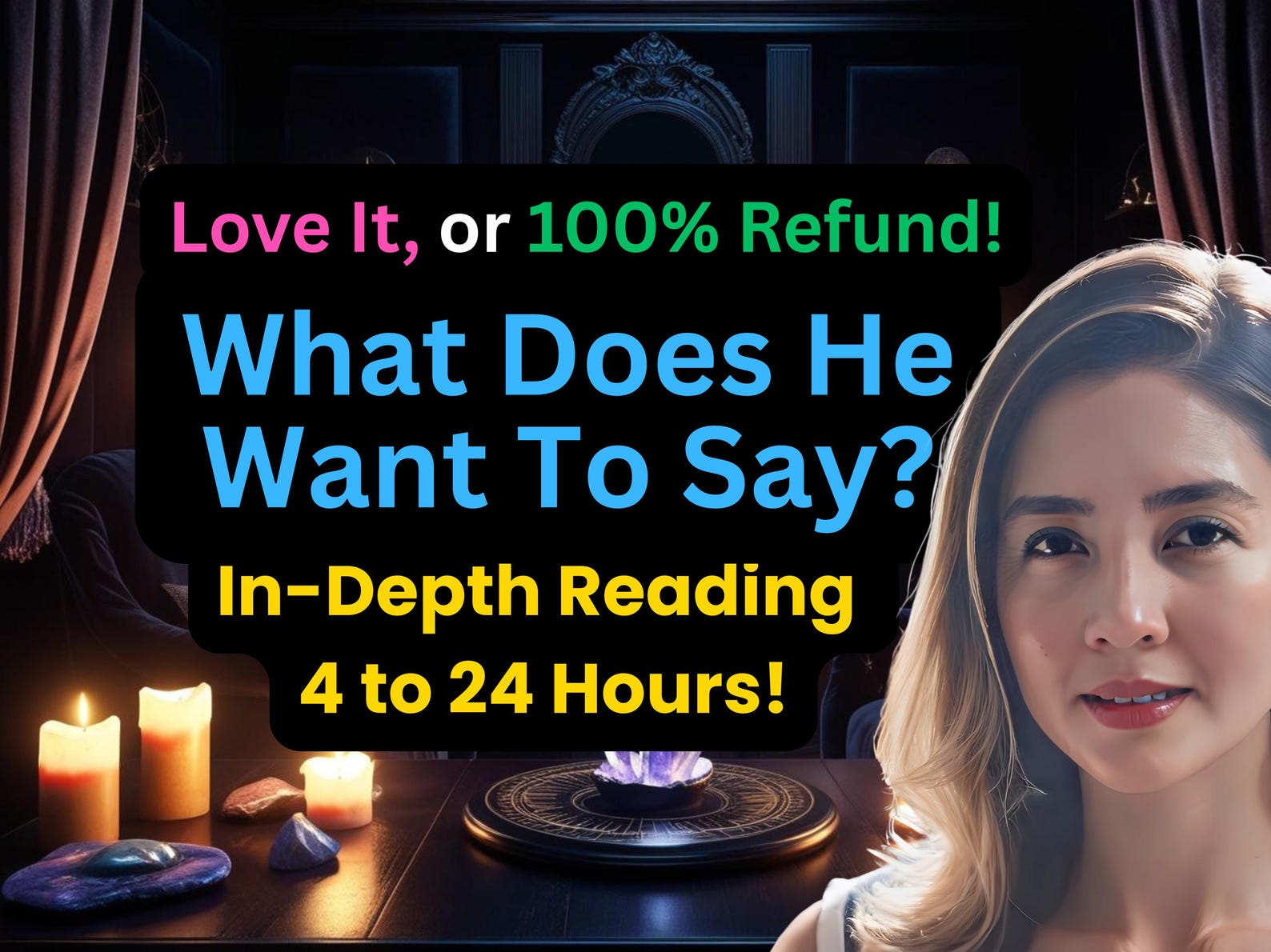 Love Message Tarot Reading: Same Day Psychic Insight (PDF Report) - Etsy