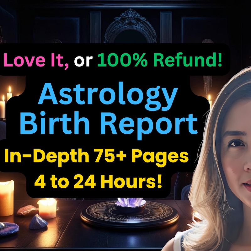 Custom Natal Birth Chart - Etsy UK