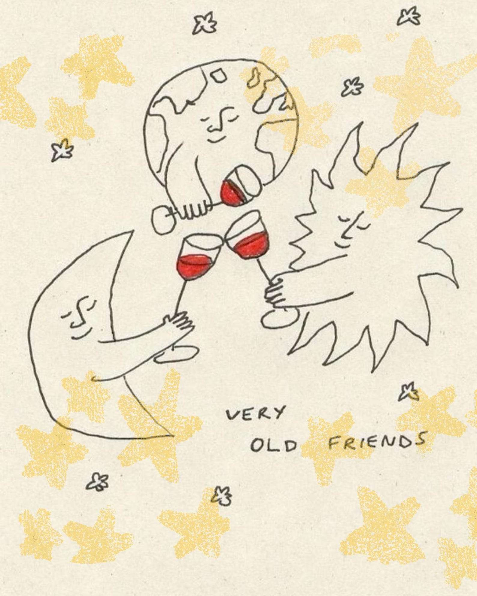 Celestial Cheers: Sun, Moon & Earth Cute Digital Wall Art for Roommates ...