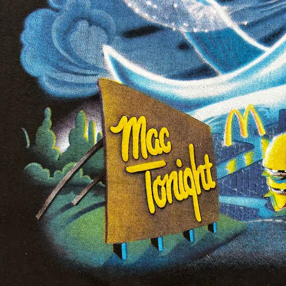 RARE VTG 80s McDonalds Mac Tonight Tshirt - Gem