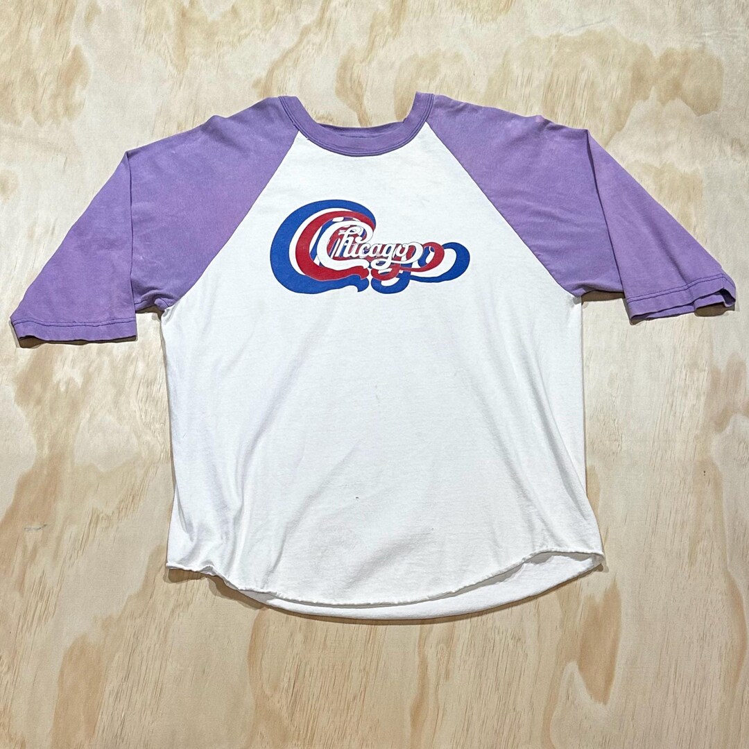 VTG 80s Chicago Rock N Roll Band Raglan Shirt - Etsy
