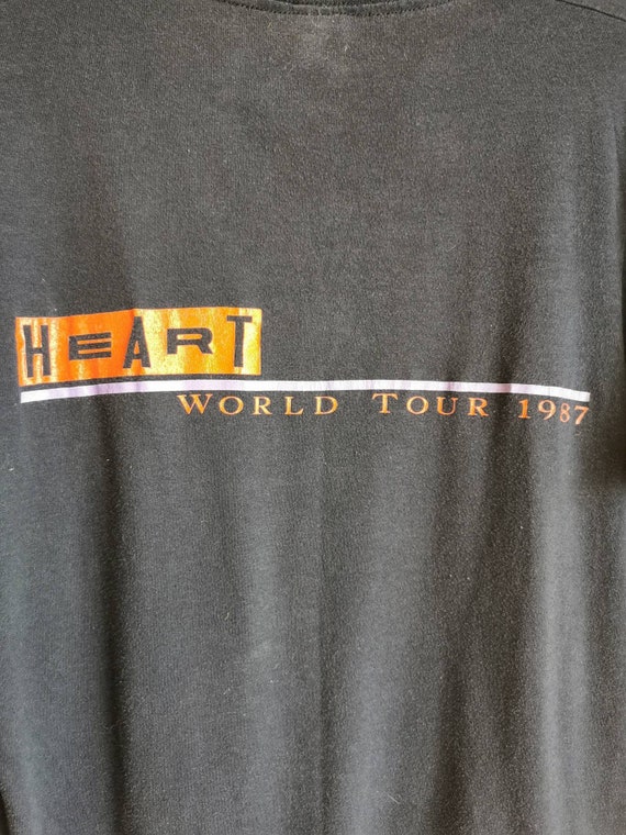 VTG 1980s Heart 'Bad Animals' World Tour T-Shirt- Scr… - Gem