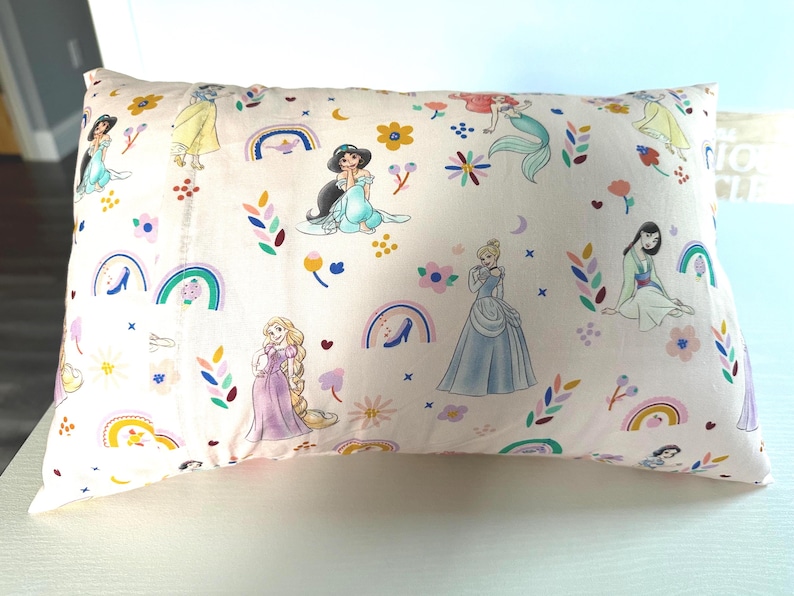 Disney Princesses Pillow 12"x 16" With Removable and Washable Cotton ...