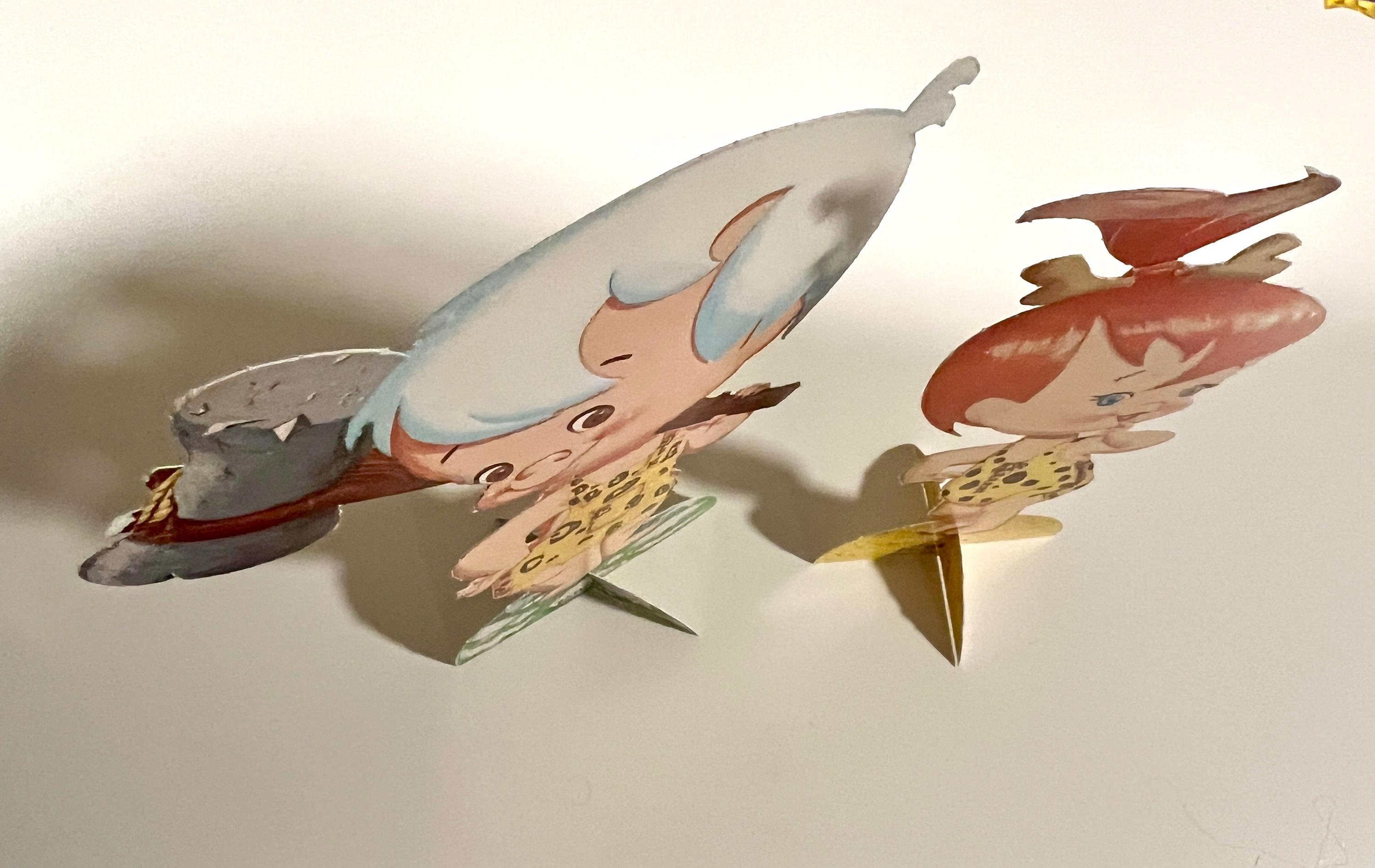 1966 Pebbles and Bam Bam Paper Dolls - Etsy