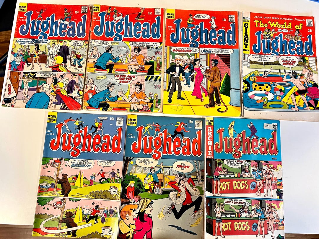 7 Jughead Comics 1969-75 - Etsy