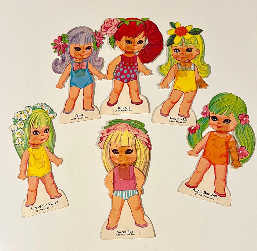 Kiddle Kologne Paper Dolls - Etsy