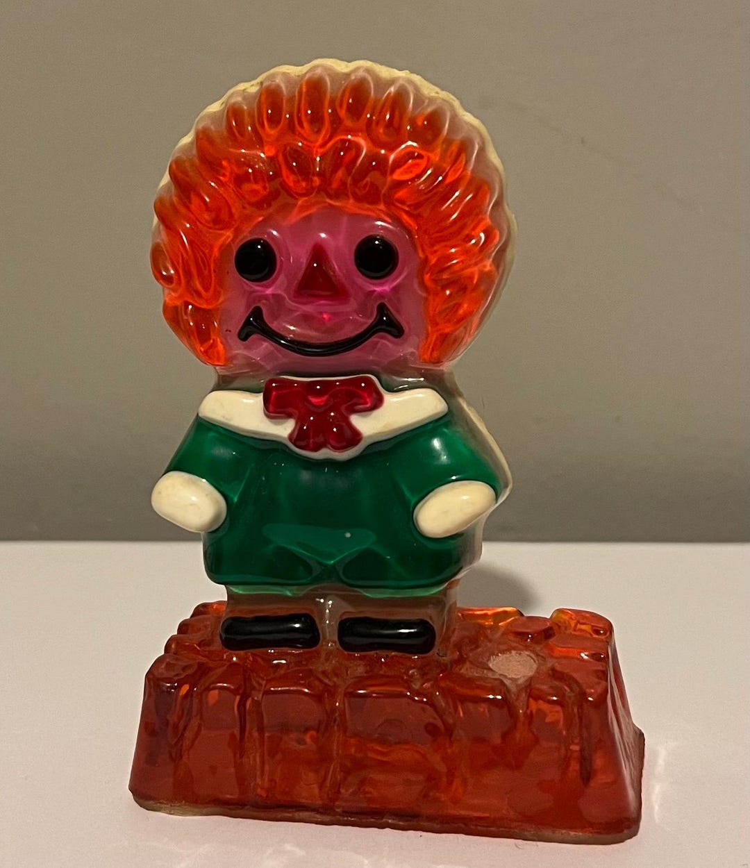 Vintage Raggedy Andy Lucite Figurine - Etsy