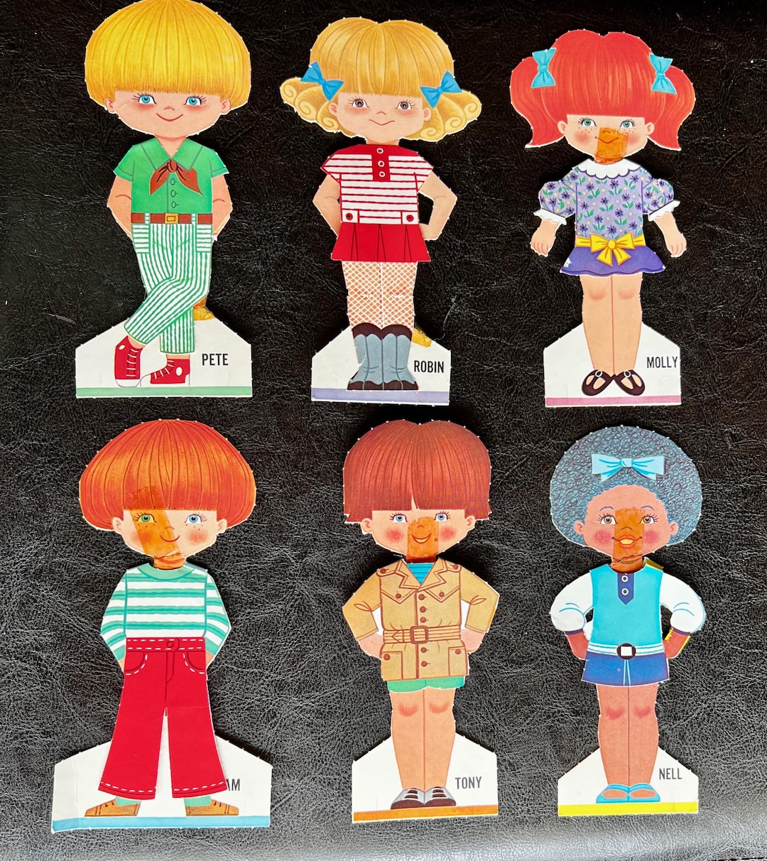 Vintage 70s Kids Paper Dolls - Etsy