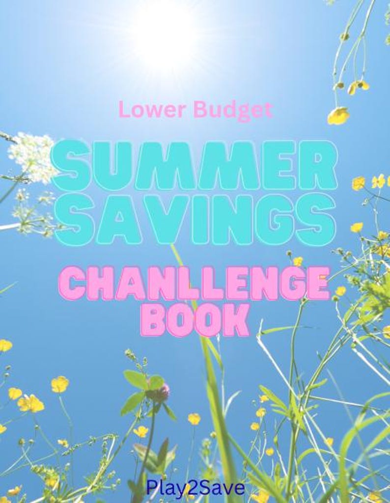 Downloadable Summer Saving Challenge Book for All Budgets - Etsy
